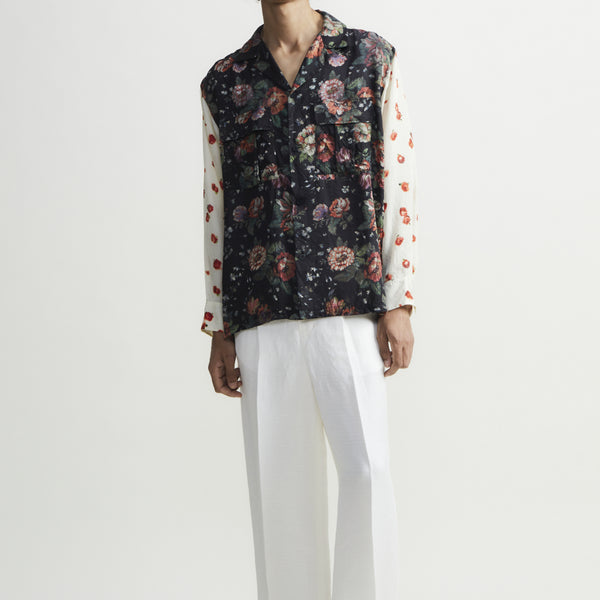 Flower print shirts（MENS） - CURRENTAGE ONLINE STORE