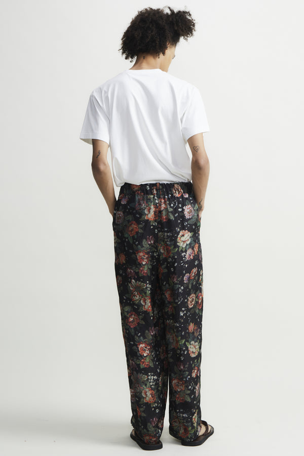 Flower print pants（MENS） - CURRENTAGE ONLINE STORE